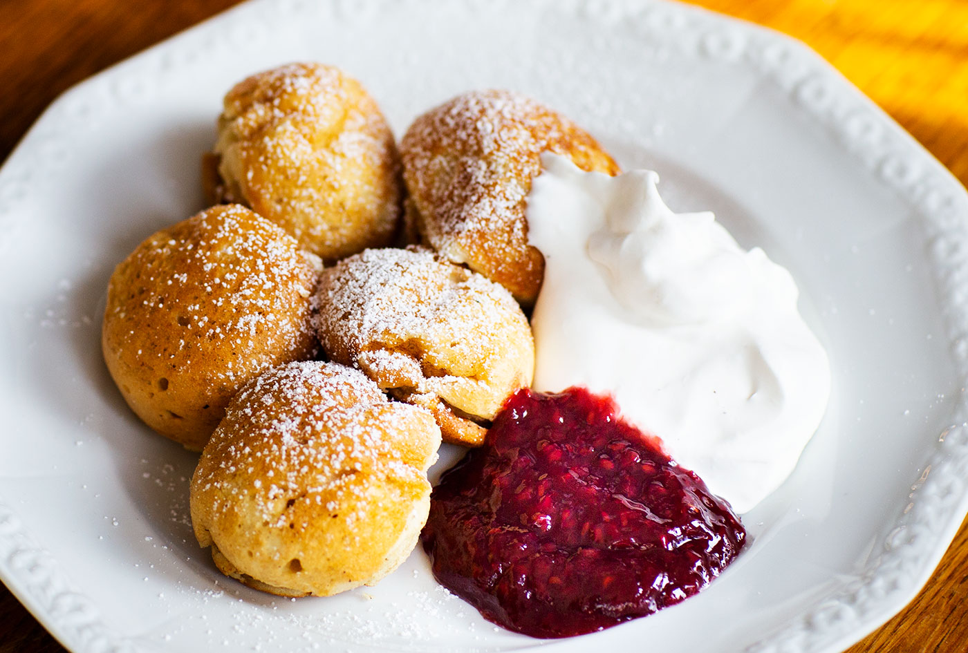 Danska aebleskiver (utan ägg) - Vegomagasinet